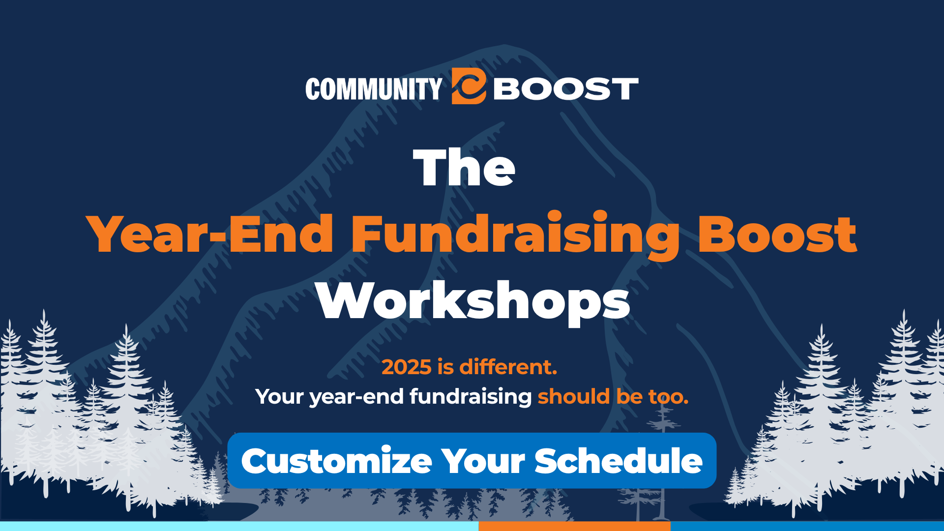 Year-End Fundraising Boost Workshops 2025 Schedule